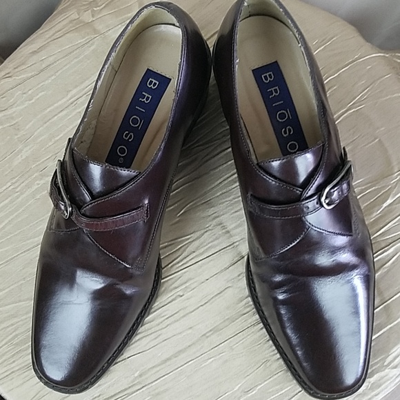 Brioso | Shoes | Brioso Leather Dark Brown Shiny Made In Brazil | Poshmark